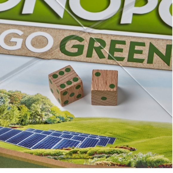 Hasbro | Games | Monopoly Go Green Edition Board Game Green Up To Clean ...
